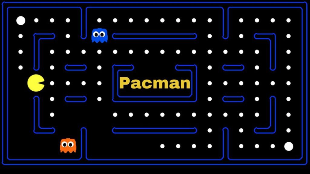 The Pacman doodle recreation on its thirtieth anniversary